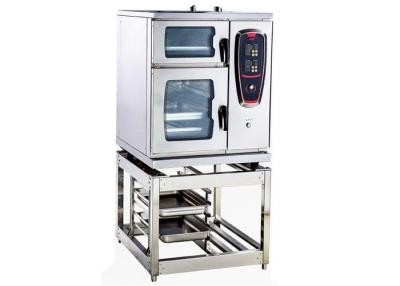 China Table Type Double Door Intelligent Electric Food Steamer 6 x 1/1 GN for sale