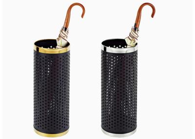 China Stainless Steel Room Service Equipments Hotel Hall Umbrella Stand With Lock and Water Retainer for sale