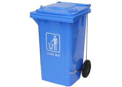 China 60L 100L 120L 240L Wheel Plastic Garbage Bin Environmental Protection Dustbin Size for sale