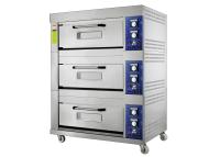 China Laminated-Type Gas Bakery Oven With Timing Control and Adjustable Temperature Range 20~400°C Capacity 3 Decks 6 Trays for sale