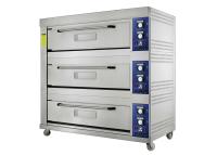 China Large Capacity Gas Baking Ovens with Stainless Steel Housing Toughened Glass Door for sale