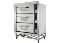 China Deluxe Electric Oven Micro-computer Intelligent Control Smart Preset Menu Function 3 Decks 6 Trays Electric Baking Ovens for sale