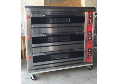 China Gas / Electric Baking Ovens Mechanical Control Independent Temperature Selection Each Chamber Holds 2 of Baking Sheets for sale