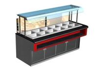China Smooth Wall Lean Cold 1kw Commercial Buffet Equipment 300L For Seafood With Wood for sale