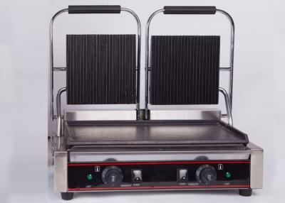 China Double Heads Electric Sandwich Griddle Snack Bar Equipment 110V/220V for sale
