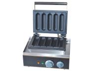 China Electric Grilled Hot Dog Waffle Machine For Snack Bar 220V 1550W for sale