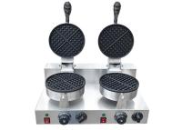 China Commercial Use Double Head Waffle Baker Snack Bar Equipment 2600W 220V for sale