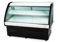 China High Humidity Curved Glass Cake Display Cabinet (90cm-120cm) Countertop Food Cake Showcase for sale