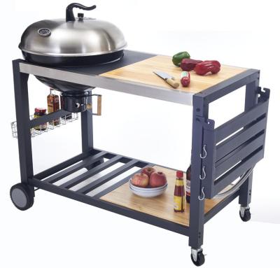 China Outside Commercial Kitchen Equipments Charcoal BBQ Grill With Cabinet And Table for sale