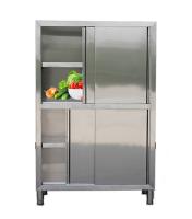 China Environmentally Friendly Vertical Storage Cabinet With 4 - Door Large Capacity for sale