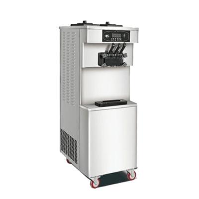 China Three Flavors Commercial Refrigerator Freezer ,  Floor Standing Gelato Soft Ice Cream Maker for sale