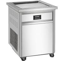 China Full - Auto Commercial Fridge Freezer Square Pan Thailand Style Roll Fry Ice Cream for sale