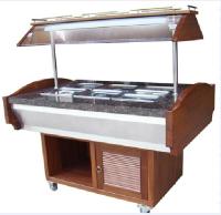 China Salad Buffet Commercial Buffet Equipment With Marble Stone Base NN-SB 1400 for sale
