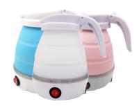 China Portable Silicone Travel Foldable Electric Kettle Food Grade Instant Heat Stainless Steel for sale