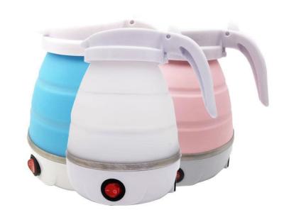 China Portable Silicone Travel Foldable Electric Kettle Food Grade Instant Heat Stainless Steel for sale