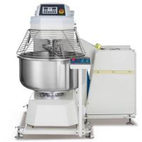 China Food Processing Equipment Commercial Heads Up Spiral Dough Mixer Two Mixing Speed Tipping Bucket for sale