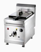 China Large 18L Gas Deep Fryer Pulse Ignition Limiter Table Top Single Tank for sale