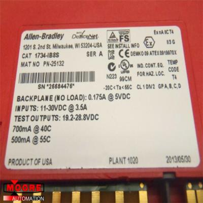 China 1734-IB8S 1734IB8S  Allen Bradley  AB POINT I/O Guard I/O Safety Module for sale