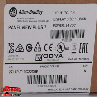 China 2711P-T10C22D9P 2711PT10C22D9P  Allen Bradley  AB  Panelview Plus 7 Terminal, Performance Model, with a Touchcreen for sale
