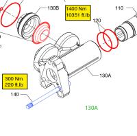 China Montabert HC50 Body 101081703 Hydraulic Rock Drill Drifter Main Housing Casting Spare Part for sale