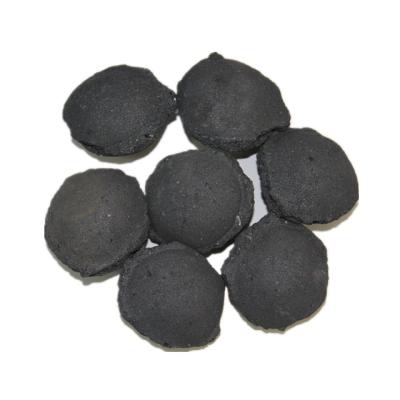 China Uniform Size black FeSi Briquette Si65Fe7 Spheroidizing Agent for sale