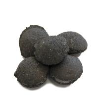 China ISO9001 Si65Fe7 Fesi Briquette Black 50mm Ferrosilicon ball for sale