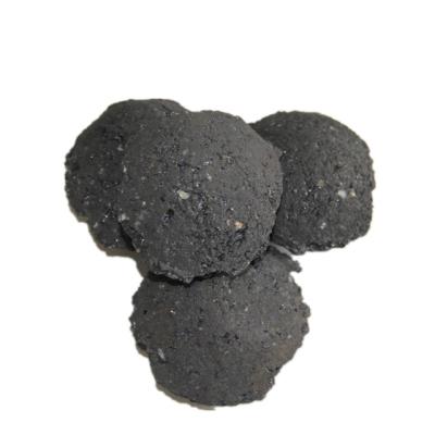 China Black Ferrosilicon Briquette Alloy 65% Si Silicon Metal Slag Ball for sale