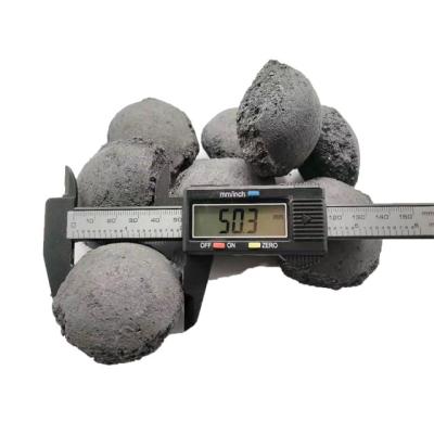 China Si50-65% Silver Gray Silicon Briquette Silicon Ball As Steelmaking Deoxidizer for sale