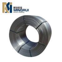China Steel Making Gray Alloy Cored Wire 13mm Calcium Silicon Cored Wire 230g/M for sale