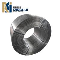 China Steel Making Gray Alloy Cored Wire 13mm Calcium Silicon Cored Wire 230g/M for sale