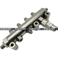China C6.4 Engine Fuel Common Rail Assy E320D Excavator 358-6634 438-3416 for sale