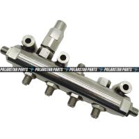 China C6.4 Engine Fuel Common Rail Assy E320D Excavator 358-6634 438-3416 for sale