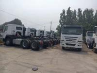 China 10 Wheeler Used Tractor Truck HOWO Truck Head 376-420HP with Tubeless Tire Design for sale