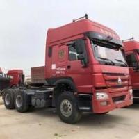 China Tubeless Tire Design Used Sinotruk HOWO 371 Truck Head Tractor Dump Truck at Discount for sale