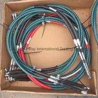 China Engine Steering System Parts Genuine Accessory HOWO Flexible Cable WG9725240204 WG9725240202 for sale