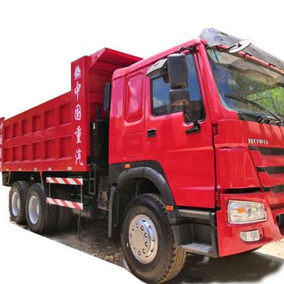 China Sinotruk 10 Wheel 6X4 371HP and Used HOWO Dump Truck with Tubeless Tire Design for sale