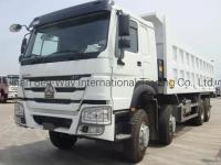 China 6.8m 7.3m 30ton Heavy Duty Sinotruk Used 8*4 HOWO Dump Truck Tipper Shipping Cost for sale