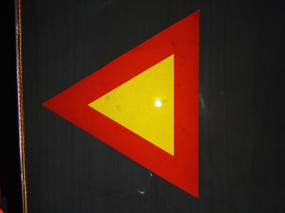 China Triangle Round Square Reflective Sign Marks Customized for sale