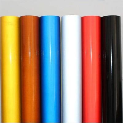 China Printable Self Adhesive Advertising Reflective Film For Sign Marks for sale