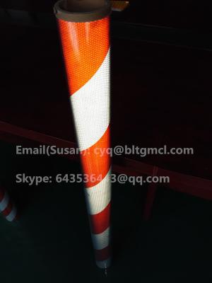 China Strong Adhesive Reflective Sheeting Tape High Intensity Grade For Vehicle for sale