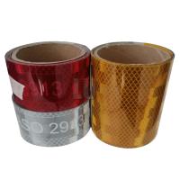 China SASO 2913 Yellow Reflective Stickers Printable Waterproof for sale