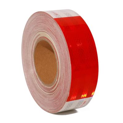China 50mm *45.72m Roll Strong Waterproof Reflective Conspicuity Sticker For Trailers for sale