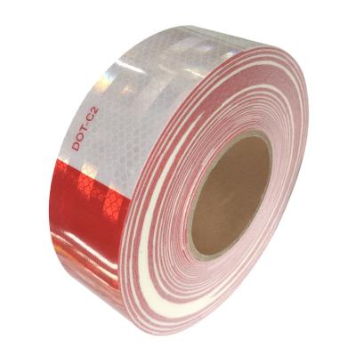 China DOT C2 PMMA Truck Trailer Rear Reflective Sticker Diamond Grade Retro Reflective Tap for sale