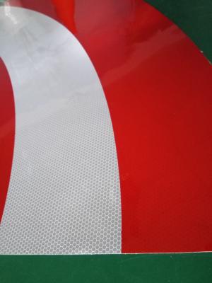 China Reflective Sticker Tape For Traffic Warning Cone Lane Flap Delineators for sale