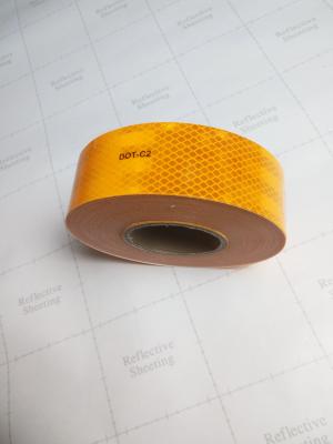 China High Visibility Vehicle DOT-C2 Conspicuity Reflective Material Tape Sticker 5CM For Custom Traffic Signs for sale