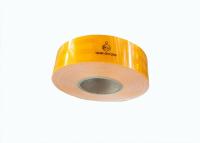 China High Visibility Red Reflective Safety Tape For Vehicles Yellow White 25CM 45.7m 50 M for sale