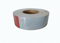 China Industrial Emergency  Colored  Red And Silver Reflective Tape for sale