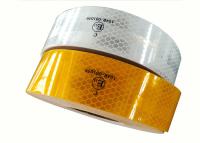 China Prismatic Truck Yellow Reflective Tape On Commercial Vehicles Self Adhesive Waterproof for sale