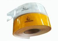 China Yellow Red And Yellow Trailer Reflective Tape Placement Strong Stickness Easy Operation for sale