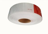 China 0.05*45.72m Dot C2 Reflective Tape White and Red For Trucks for sale